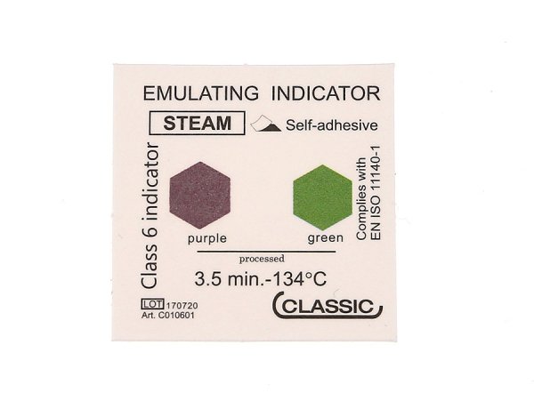 Class 6 steam indicator label
